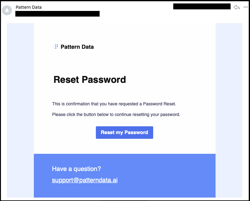 How do I reset or change my password? – Pattern Data