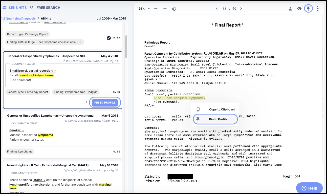 What is Pin to Profile? – Pattern Data