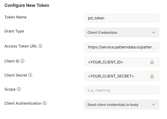 Pattern API - Setup and Authentication – Pattern Data