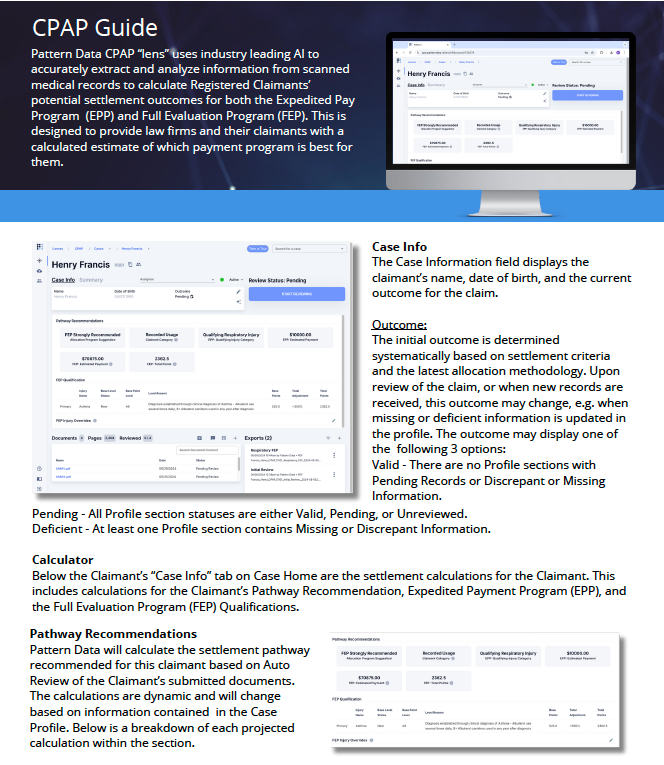 CPAP Review Guide – Pattern Data